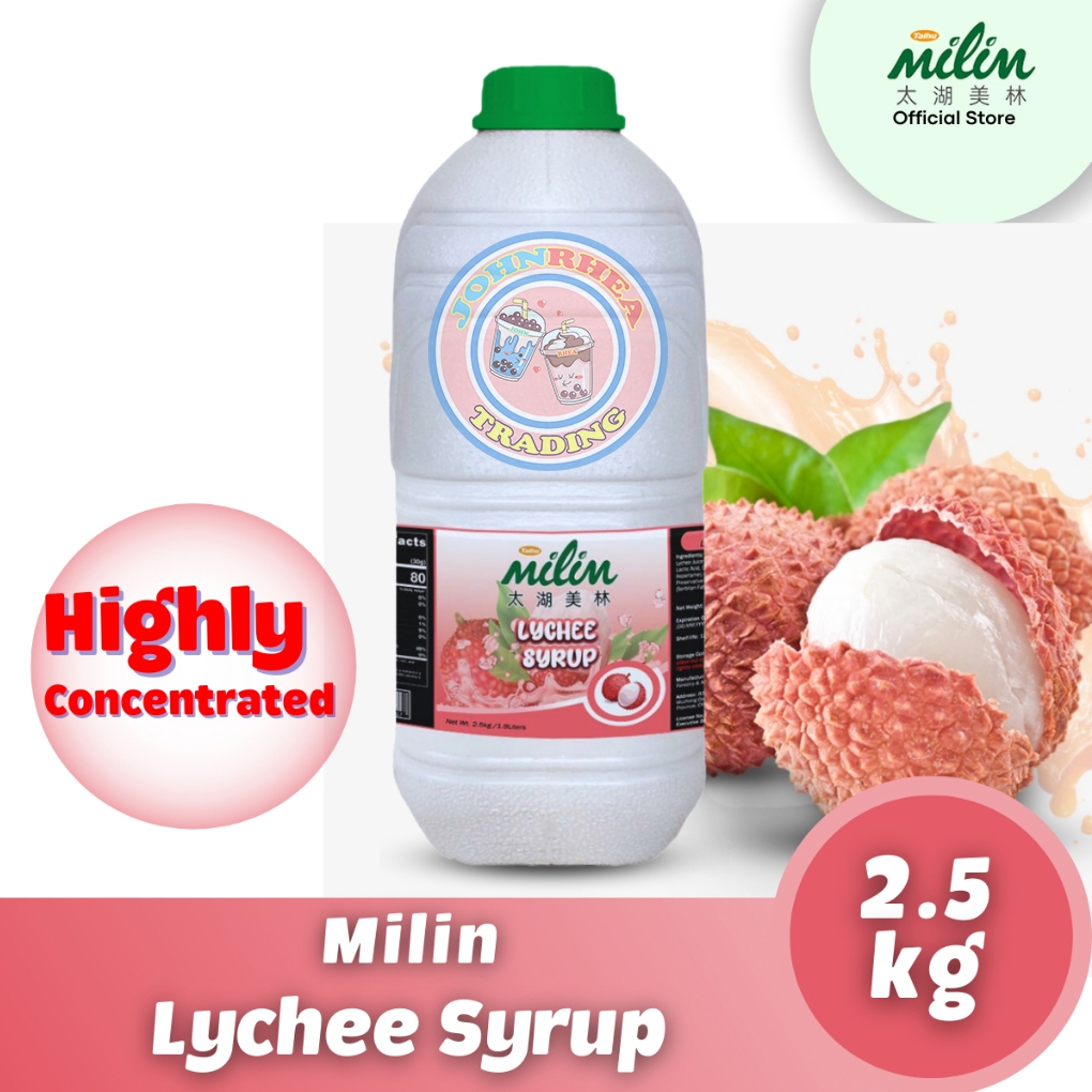 Milin Lychee Syrup (2.5KG) | Shopee Philippines
