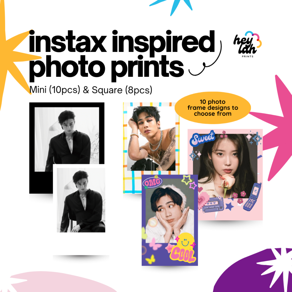 Custom Instax Inspired Photo Printing, Instax Mini, Instax Square ...