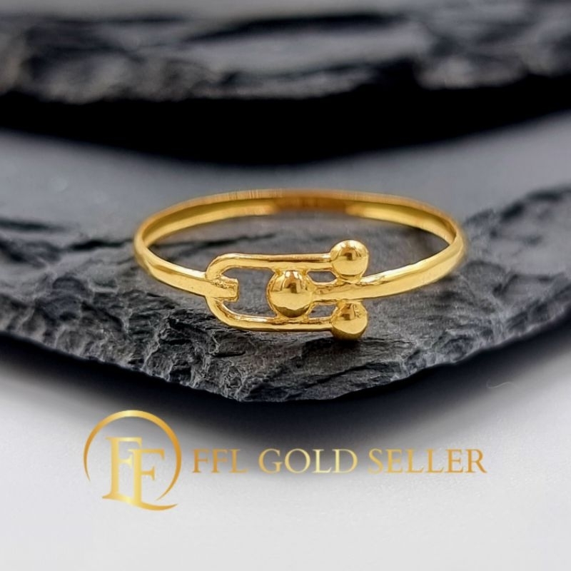 Hardware Solo Ring | 18k Gold Ring for Women | Size 5-9 | LIGHTWEIGHT ...