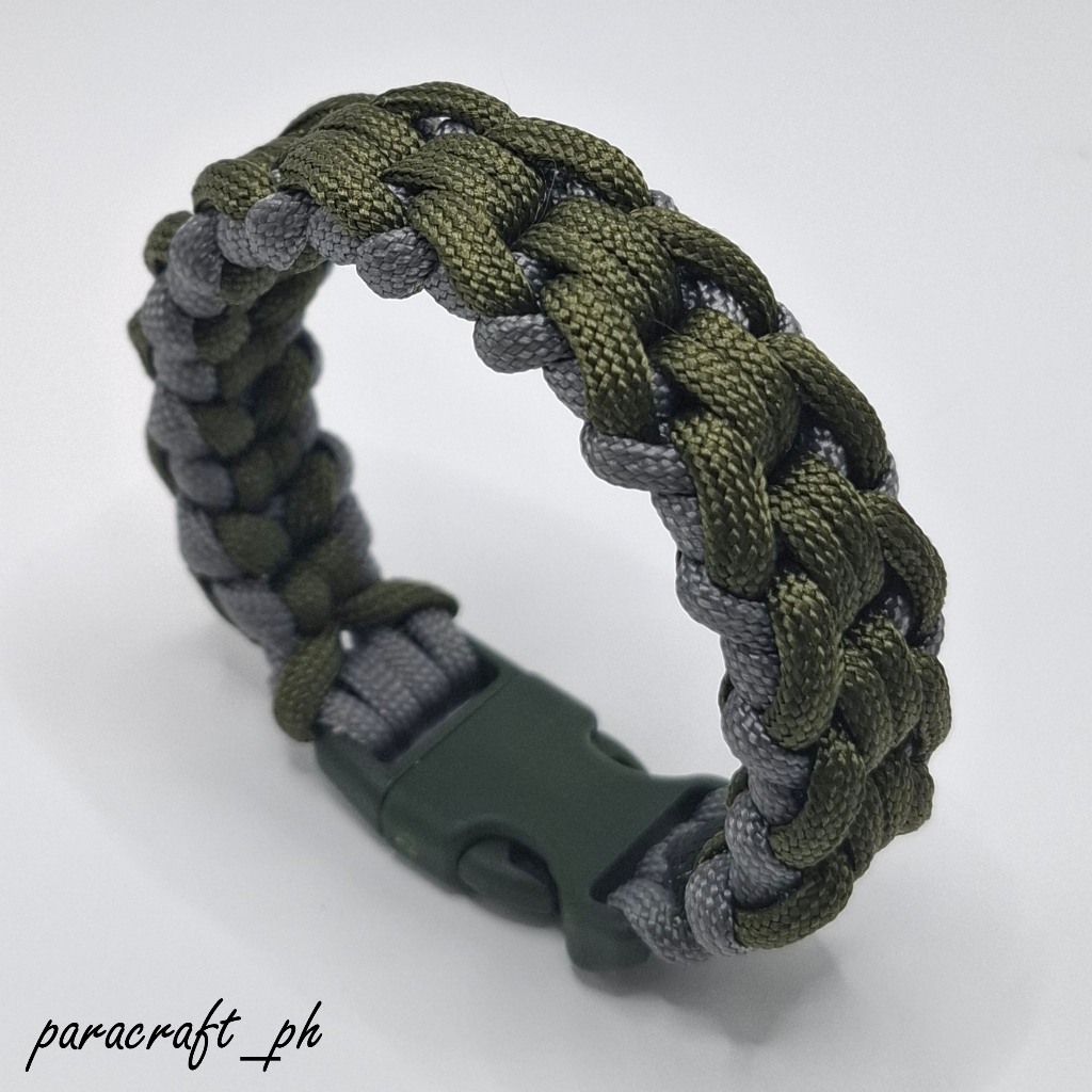 Tarantula Bar Paracord Bracelet (Army Version) with Plastic Buckle ...