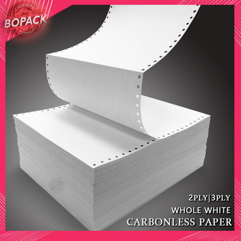 Factory Whole White Carbonless Continuous Form Paper-9.5inch x 11inch ...