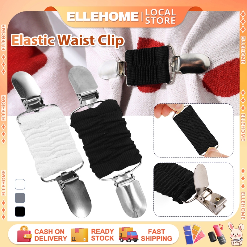 Elastic Waist Clip Woman's Elastic Cardigan Collar Clip Sweater Scarf ...