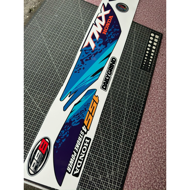 TMX 155 PLATINO Decals, Glossy Laminated, Machine cut | Shopee Philippines