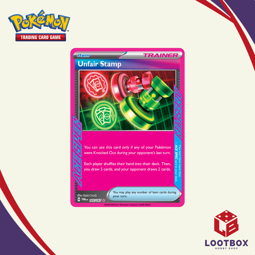 Pokemon Card Game: Unfair Stamp (Ace Spec Rare) - Twilight Masquerade ...