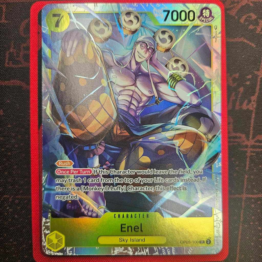 One Piece TCG [ENGLISH] OP05-100 SR Enel [ENGLISH VERSION] | Shopee ...
