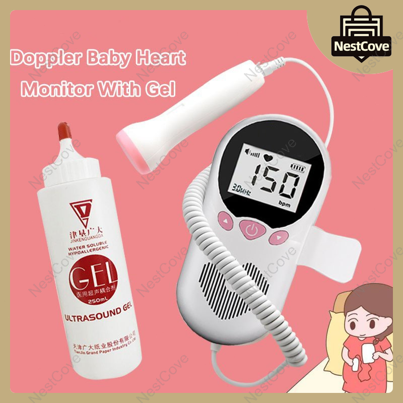 NestCove Fetal Doppler Baby Heart Monitor Portable baby monitor baby ...