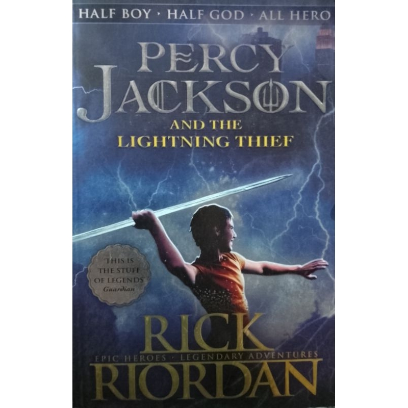 Percy Jackson And The Lightning Thief By Rick Riordan 38S J | Shopee ...