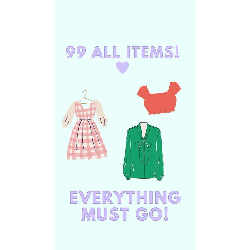 ALL ITEMS 99 pesos (Live) | Shopee Philippines