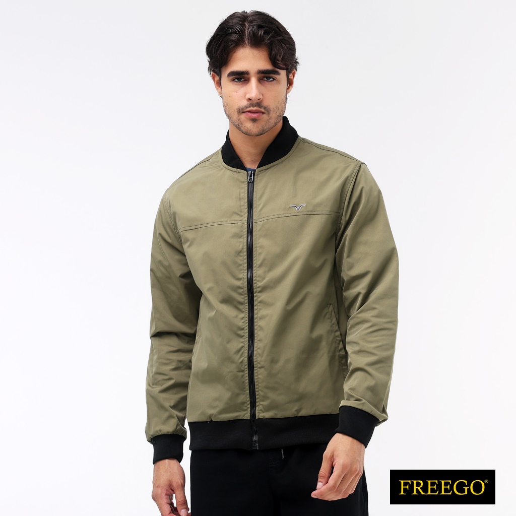 Freego Mens Varsity Jacket GMT07-0056 | Shopee Philippines