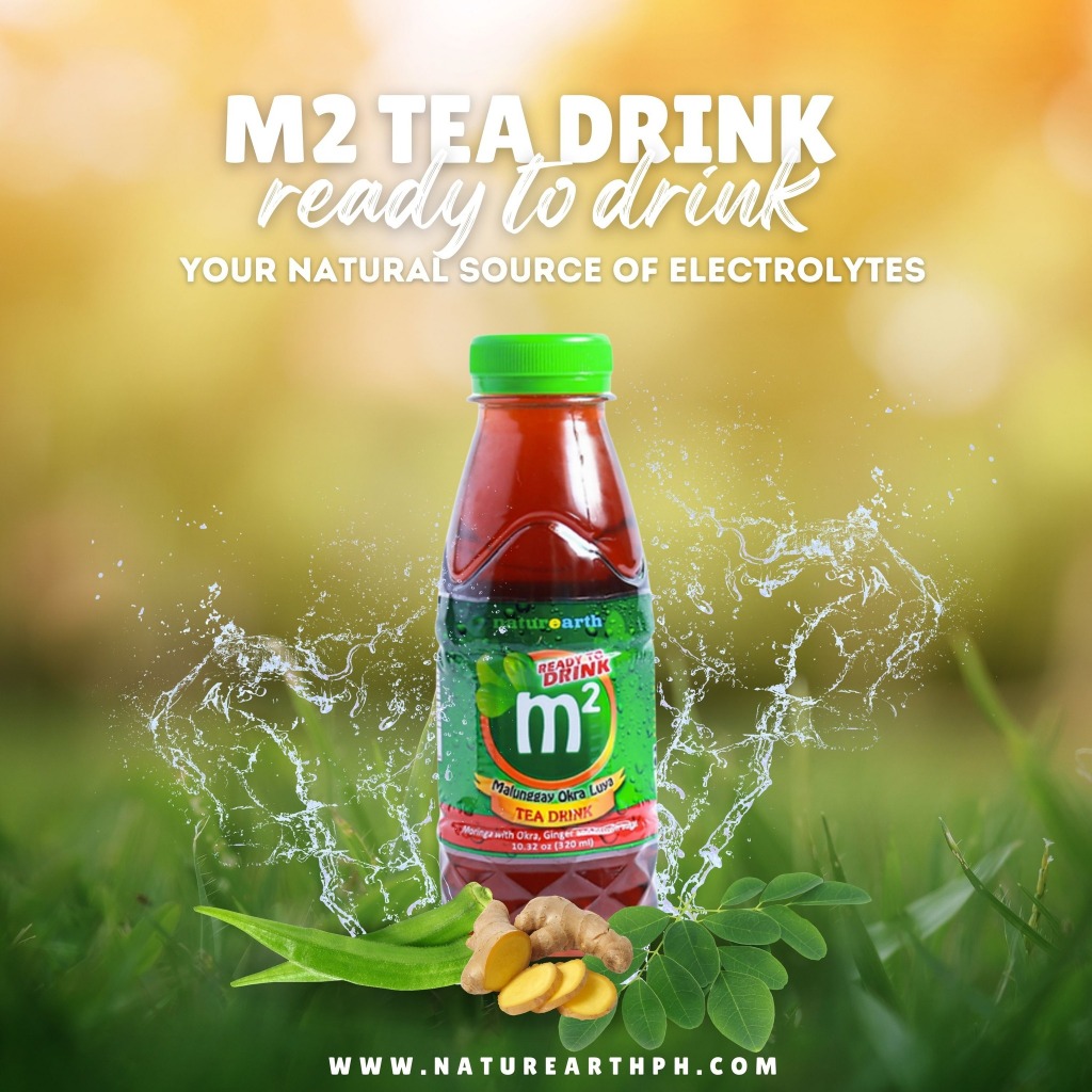 M2 MALUNGAY OKRA LUYA TEA DRINK 320ML READY TO DRINK | Shopee Philippines