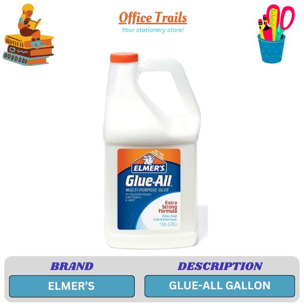 Elmer'S Glue-All , Multi-Purpose, 1 gal., white | Shopee Philippines