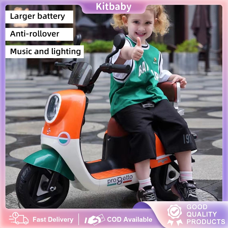 Rechargeable Motorbike for Kid Electric Motorcycle Ride On with Music 1 ...