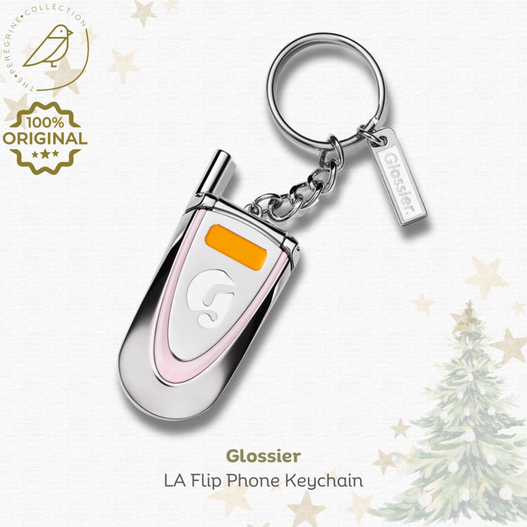 Glossier LA Flip Phone Mirror Keychain Gracie Abrams Anik Anik | Shopee ...