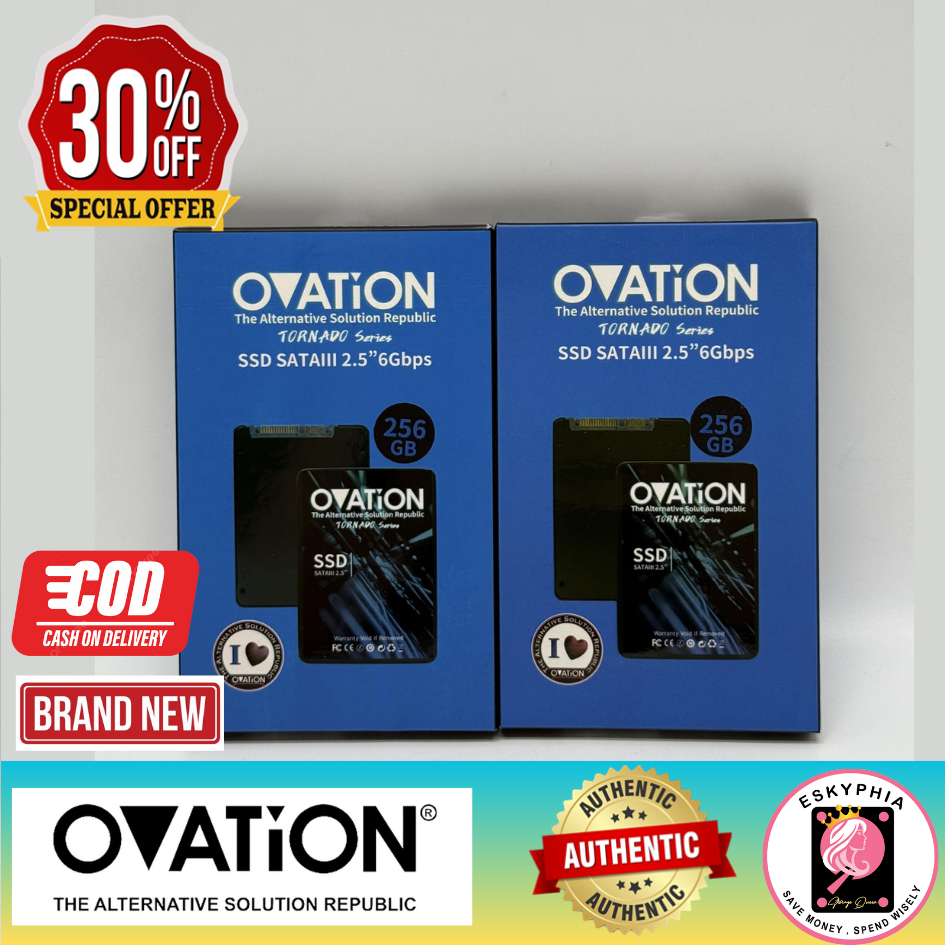 OVATION TORNAD0 256GB SSD 2.5 SATA FOR PC AND LAPTOP | Shopee Philippines