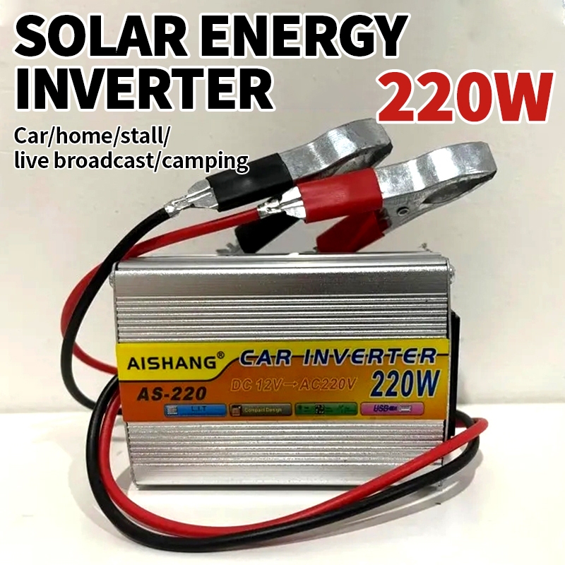 【24H Ship】Automatic Inverter 220W/500W/1000W Solar Power Inverter Power ...