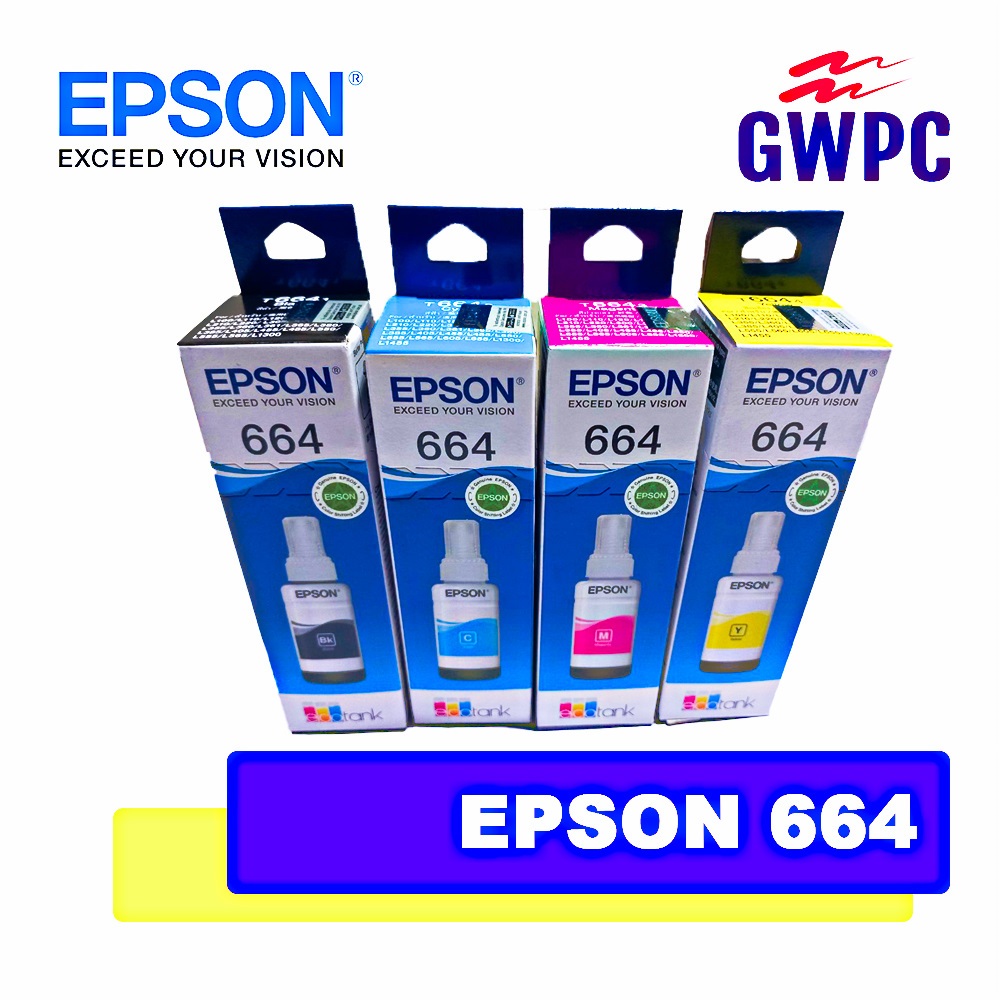 Epson 664 Genuine Ink Bottle T664 for L121 | Shopee Philippines