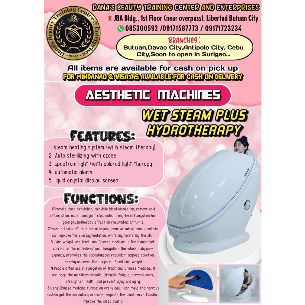WET STEAM PLUS HYDROTHERAPY AESTHETIC MACHINE | Shopee Philippines