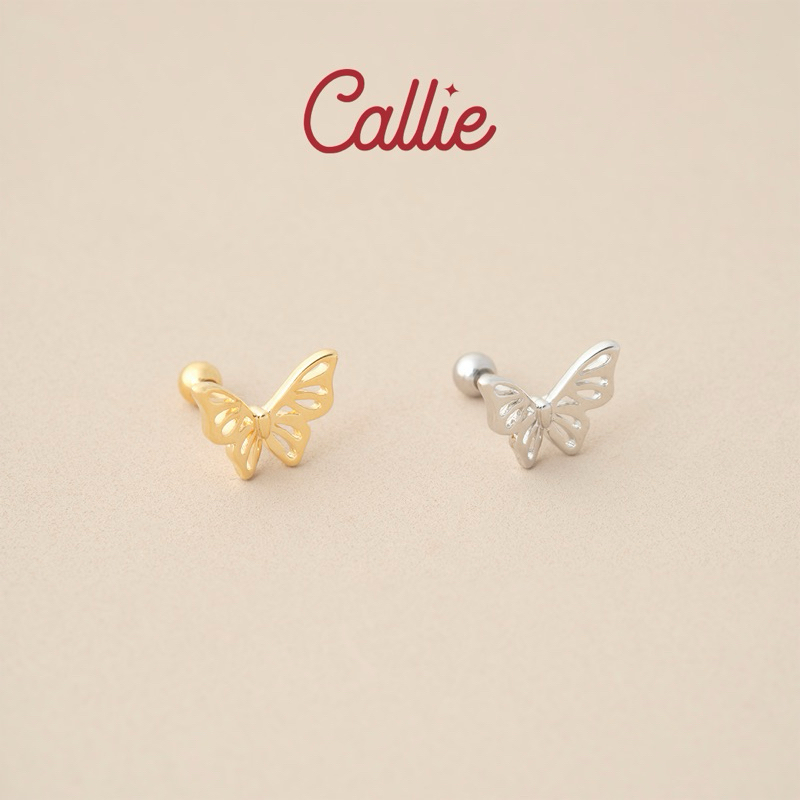 Callie 1 Piece Stainless Steel Faith Butterfly Piercing [SOLD PER PIECE ...