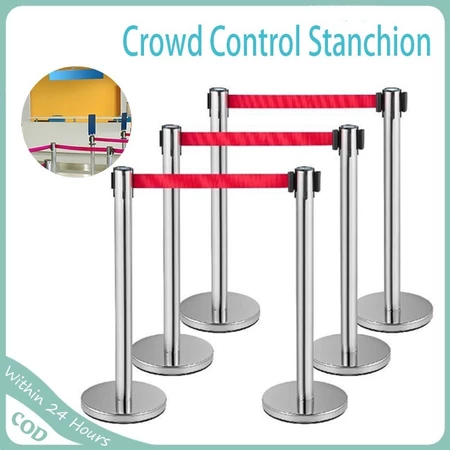 Stanchion Post Retractable Crowd Control Barrier Stand Belt 1 Only ...