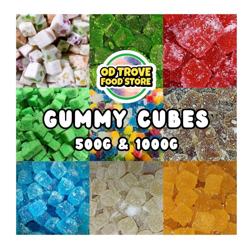 ODTROVE'S Gummy Cubes 500g & 1000g | Shopee Philippines