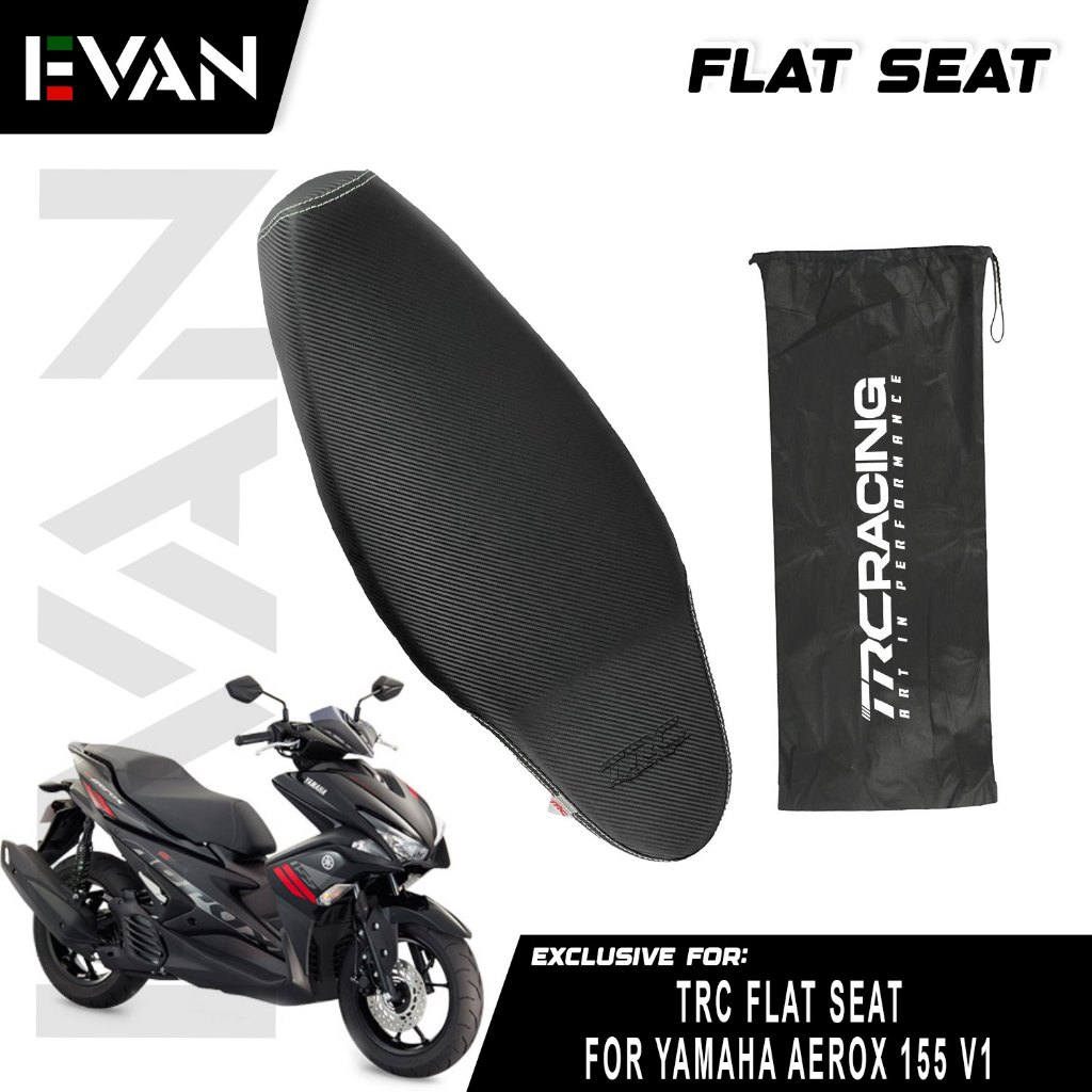 EVAN PH TRC FLAT SEAT CARBON FOR YAMAHA V1 AEROX 155 MOTORCYCLE ...
