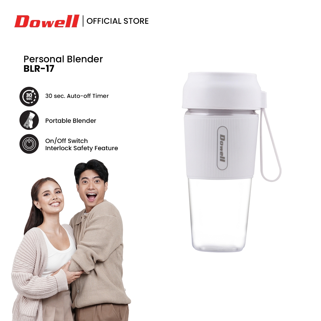 Dowell BLR-17 Rechargeable Portable Blender 300ml Tumbler | Shopee ...