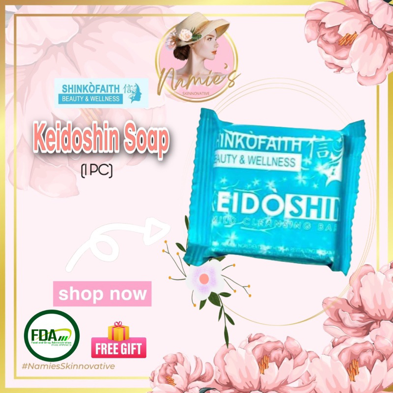 SHINKO FAITH KEIDOSHIN MILD SOAP 70g (1 Keidoshin Soap) & (1 Keidoshin ...