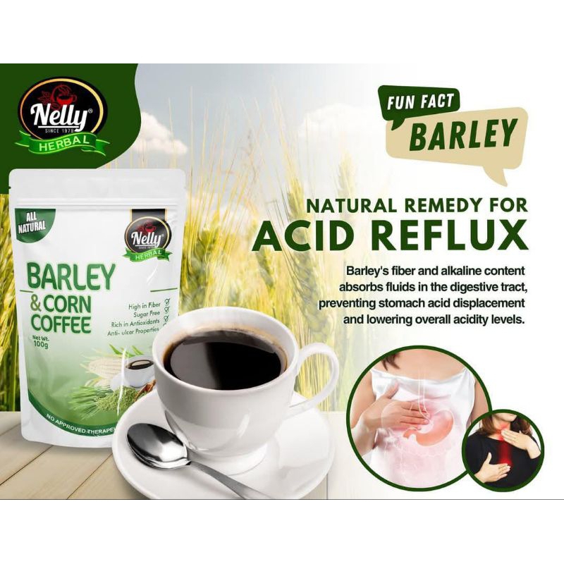 BARLEY & CORN COFFEE BLEND NELLY'S HERBAL COFFEE 100g | Shopee Philippines
