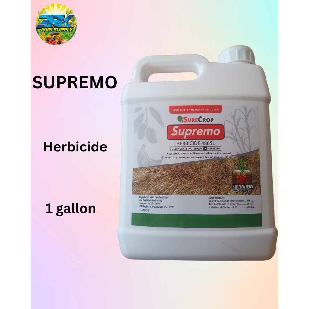 Surecrop Supremo herbicide 480SL 1 gallon | Shopee Philippines