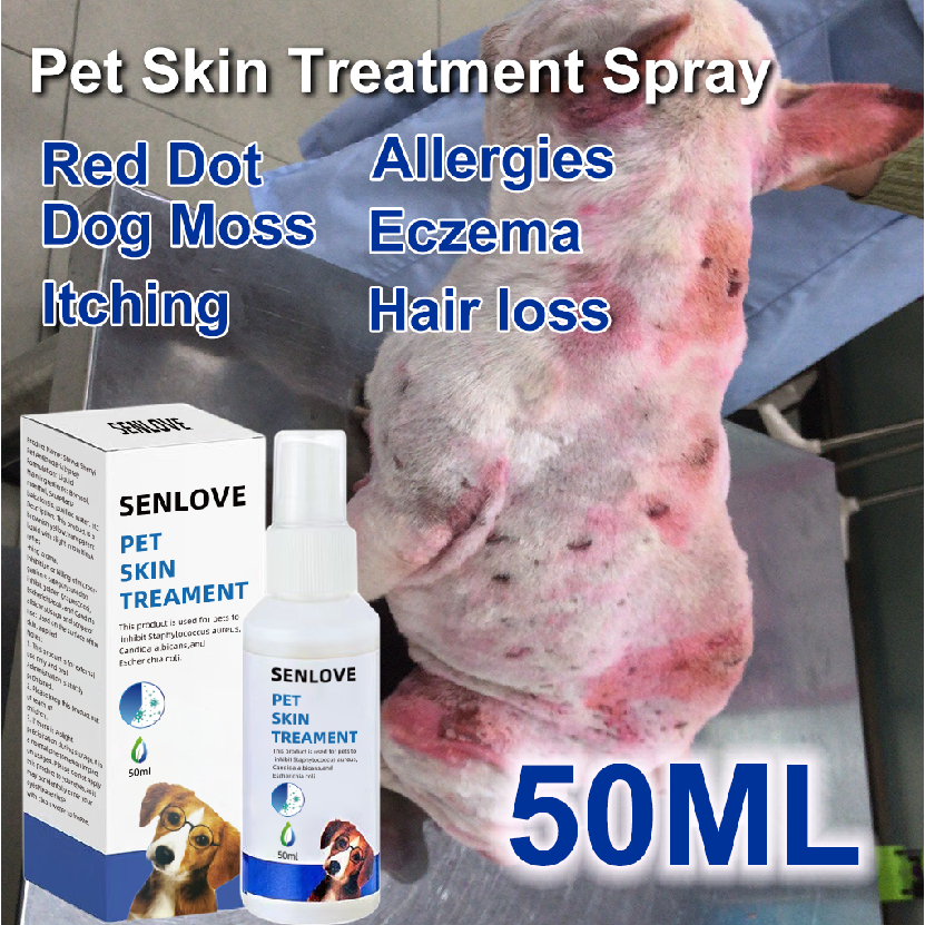 SENOVE Pet Skin Treatment for dog Gamot Sa Galis Ng Aso Anti fungal ...