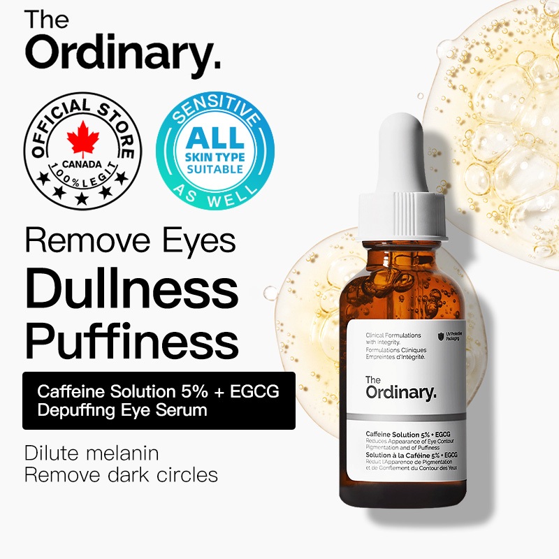 The Ordinary Caffeine Solution 5%+ EGCG Serum Eyebags Dark Circle Panda ...