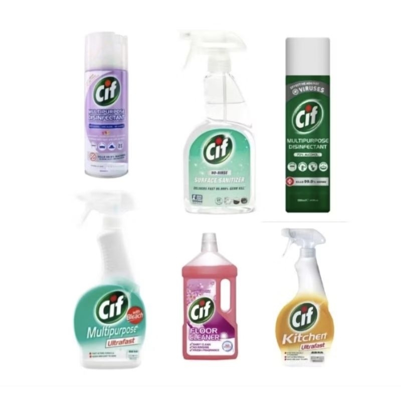 CIF multipurpose Cleaner, floor cleaner, sanitizer, disinfectant ...