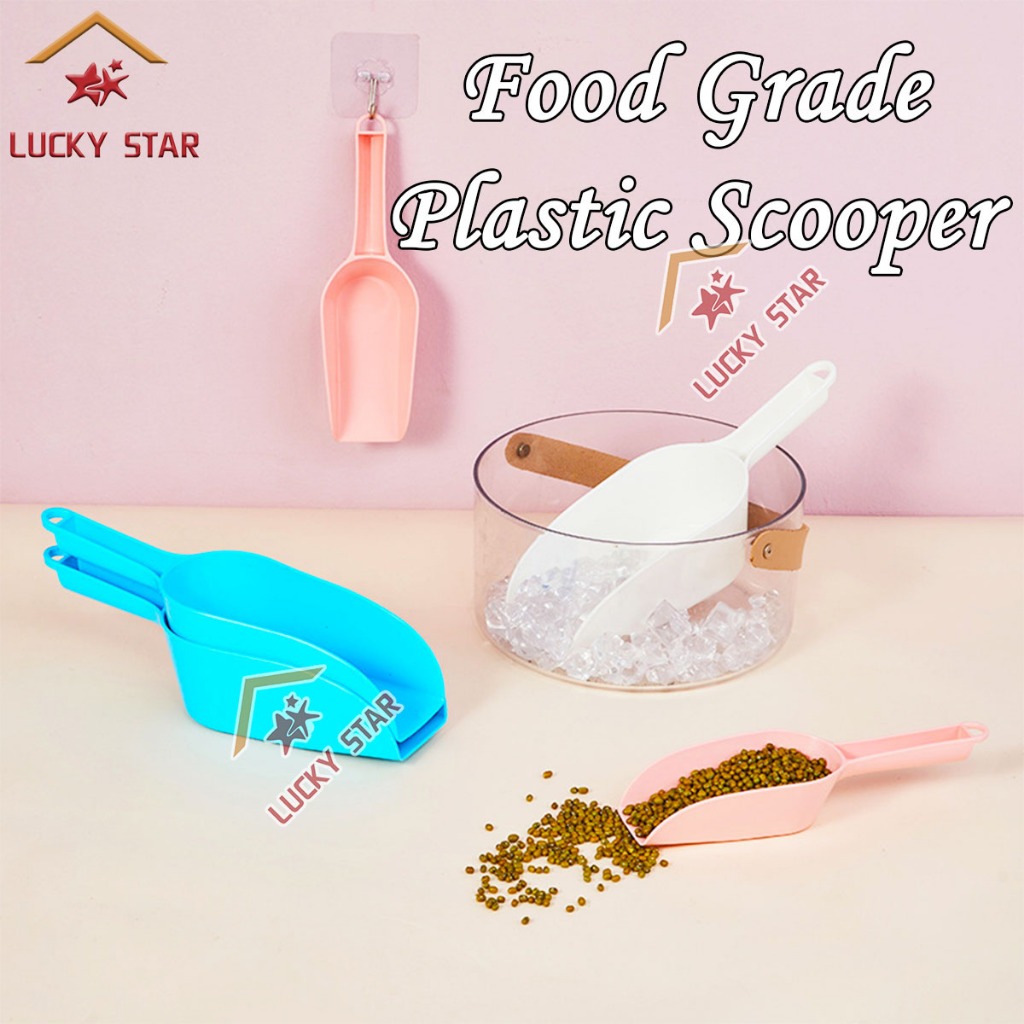 Colored Scooper Powder And Grains Plastic Scooper Dipper Bailer Spoon ...