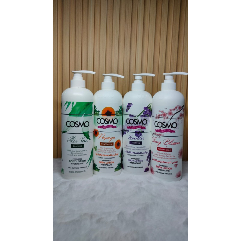 Cosmo Perfumed Body Lotion Lavender, Papaya, Cherry Blossom, Aloe Vera ...