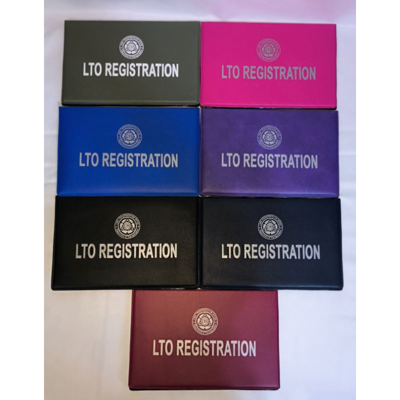 LTO/OR-CR Holder (Leather Material / Printed Type) | Shopee Philippines
