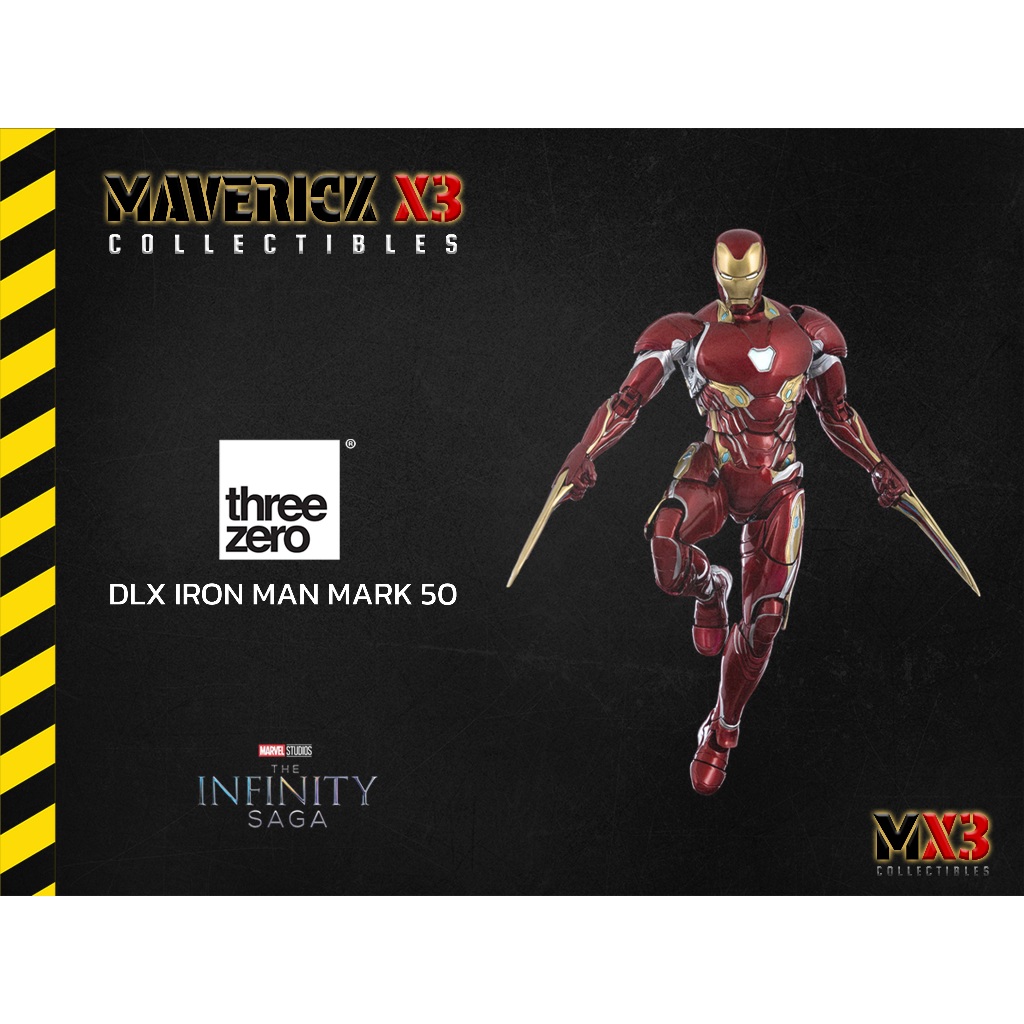 ThreeZero - Marvel Studios: The Infinity Saga - DLX Iron Man Mark 50 ...
