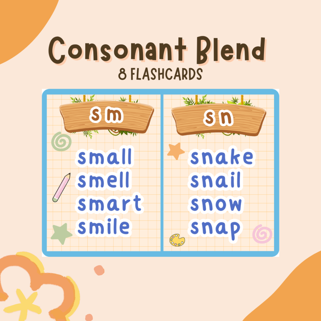 Consonant Blend Flashcards | Shopee Philippines