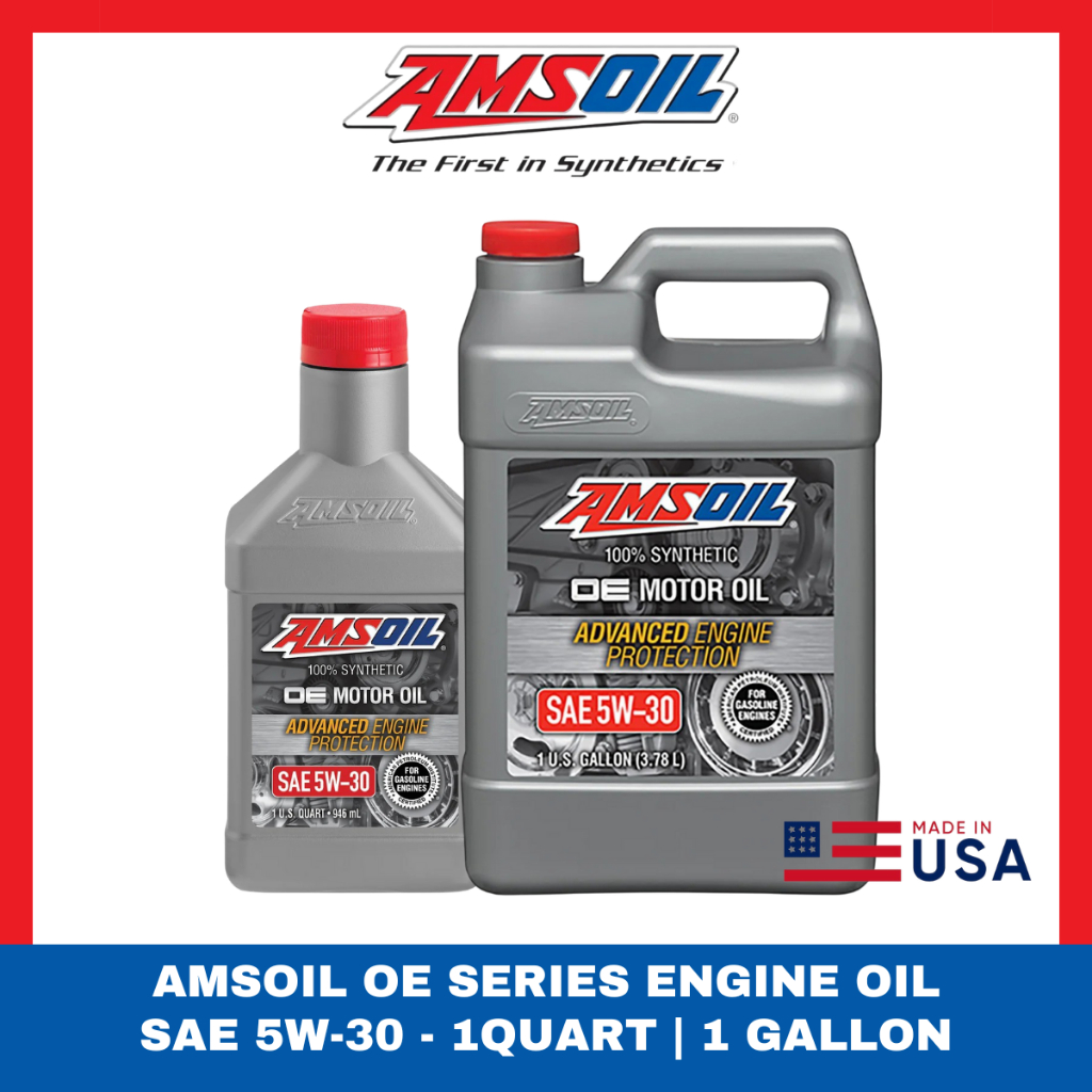 Amsoil 100% Synthetic Gasoline Series OE Motor Oil 5W-30(1QUART / 1 ...