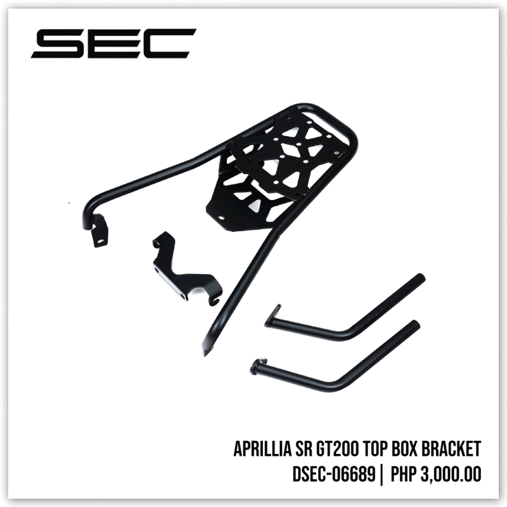 SEC Bracket for Motorcycle Aprilia SR GT200 Top Box Bracket (DSEC-06689) | Shopee Philippines
