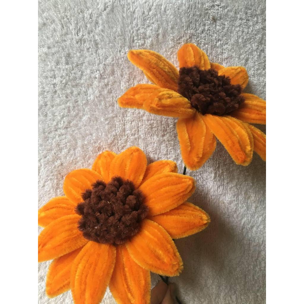 Sunflower Stem made of Fuzzy Wire Sold per piece | Shopee Philippines