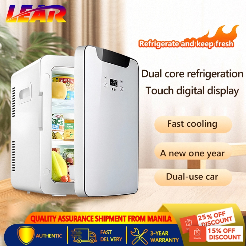 22l Mini Fridge Portable Car Freezer Digital Display Temperature ...