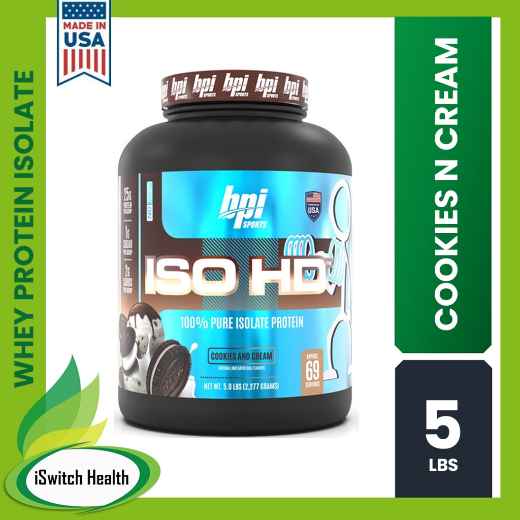 BPI Sports ISO-HD - 5lbs THE PUREST, ULTRA-FAST ABSORBING PROTEIN TO ...