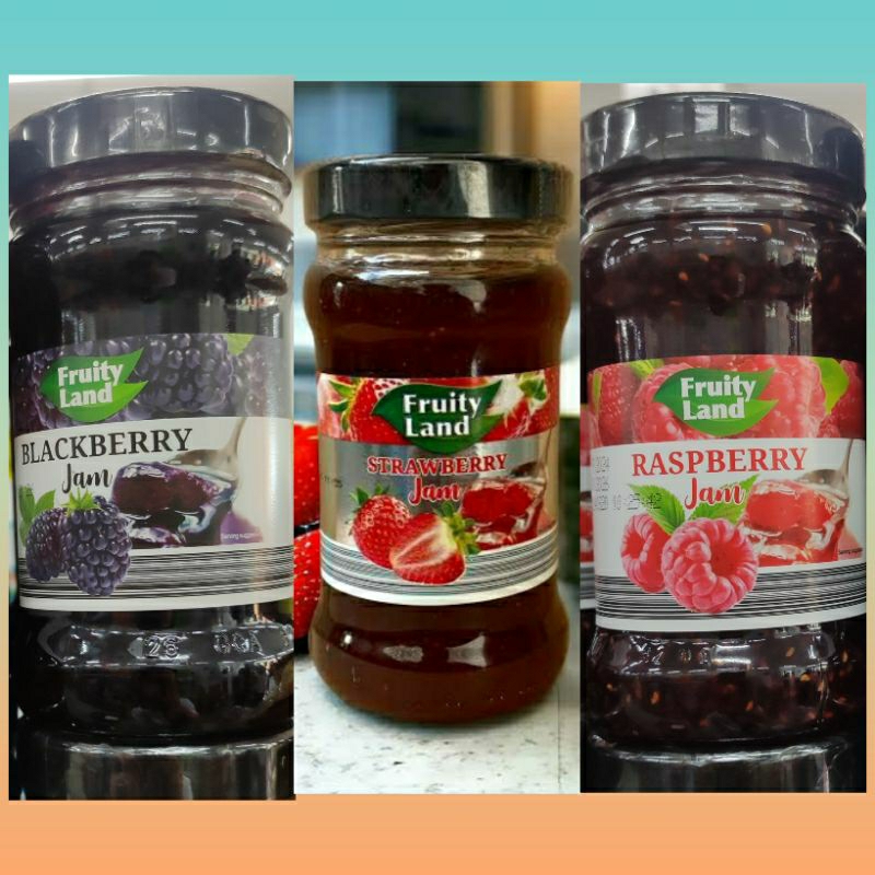 ‼️IMPORTED‼️FRUITY LAND PURE STRAWBERRY/BLACKBERRY/RASPBERRY JAM 35 ...