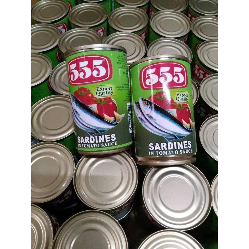 555 Sardines In Tomato Sauce 155G 5's | Shopee Philippines