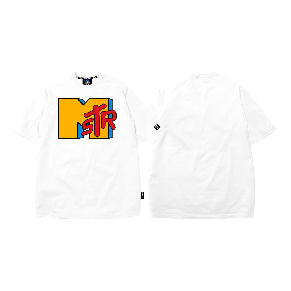 MSTR CO. - SECTION COLLECTION "MTV" Men T-Shirt (White) | Shopee ...