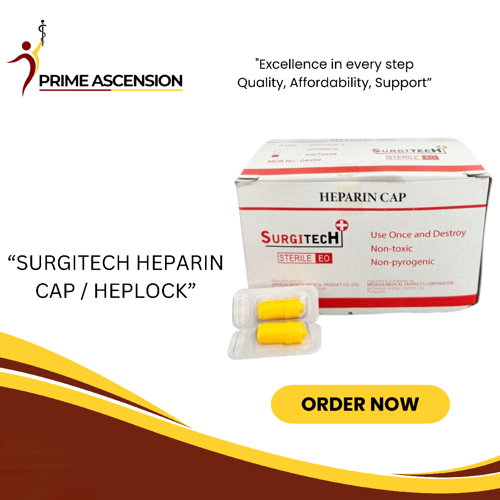 SURGITECH HEPARIN CAP / HEPLOCK 100's | Shopee Philippines