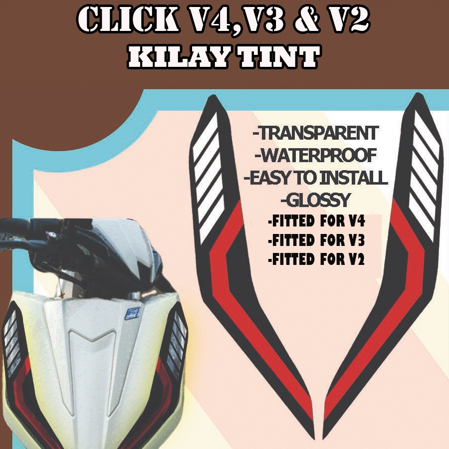 HONDA CLICK V4, V3, and V2 KILAY TINT / HONDA CLICK V3 V2 KILAY TINT ...