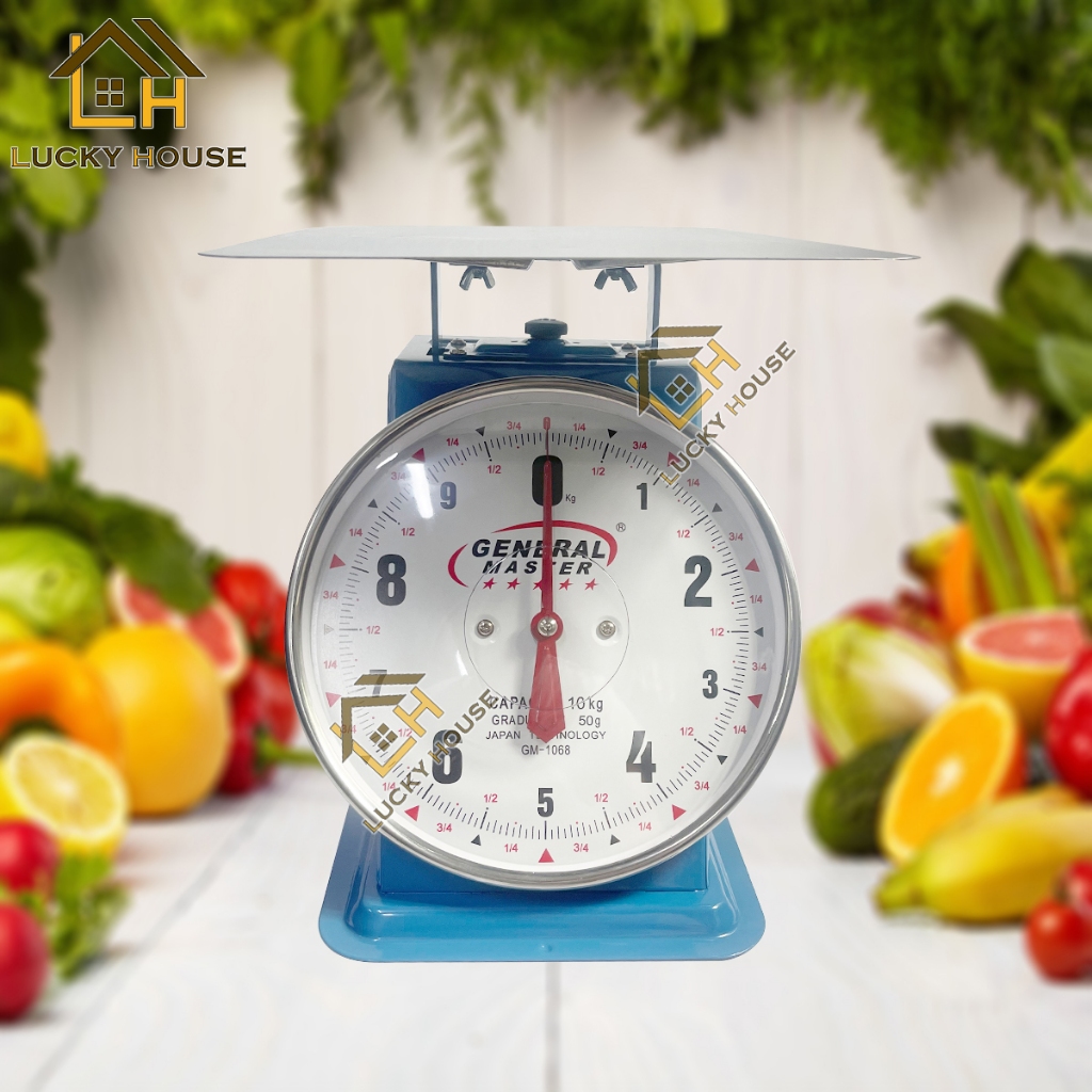 10kg Flat Scale General Master Weighing Scale Accurate Table Top ...