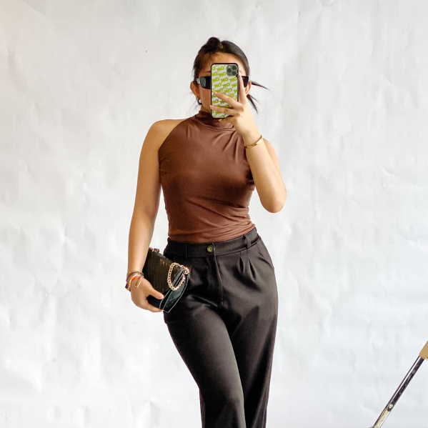 Alessia Top — Rich Tita Vibe Halter Top for Women Flair Basics Korean ...