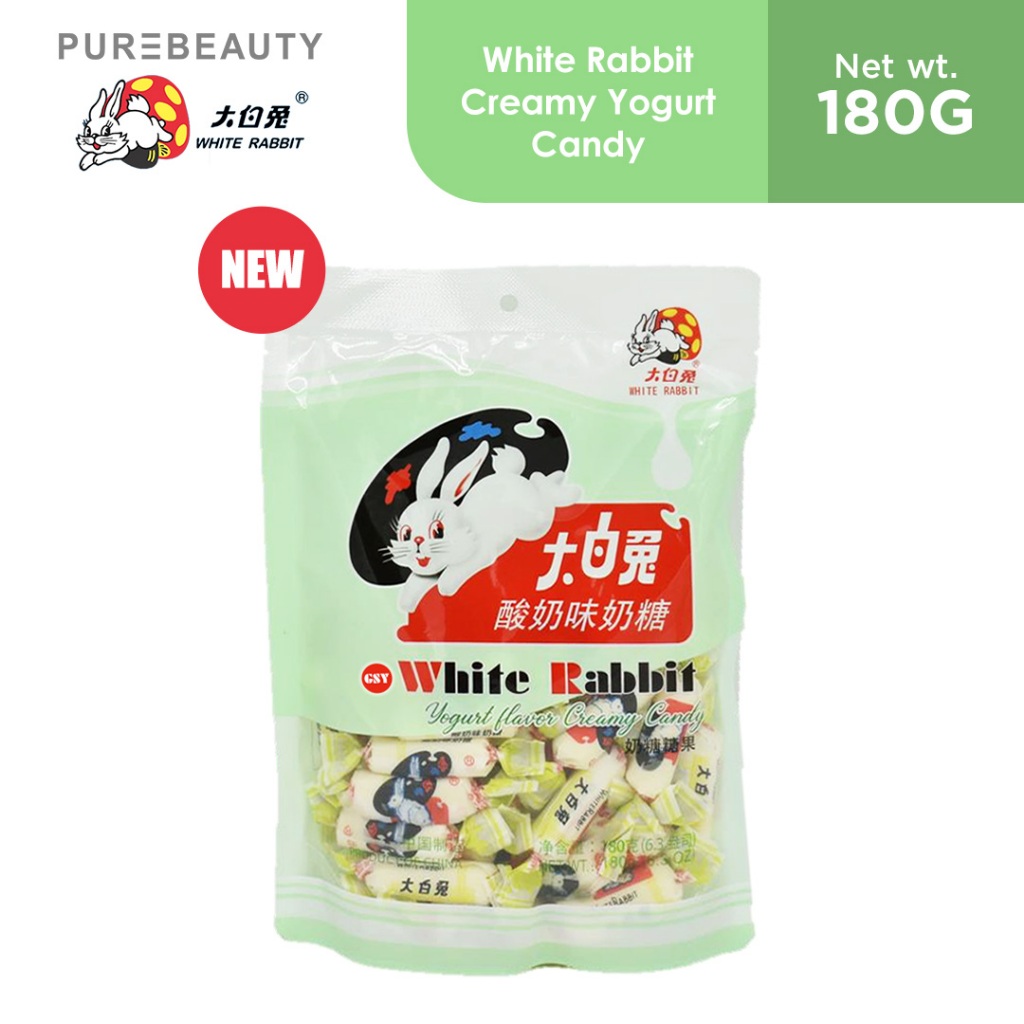 White Rabbit Yogurt Flavor Creamy Candy - 100% Original 180g ...